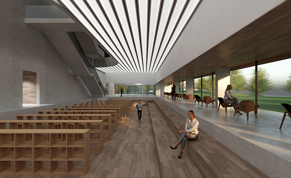 The Songdo Library Competition-PROJECTS-及物建筑设计上海工作室 JWJZ ARCHITECTURE