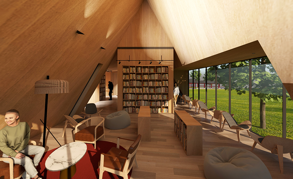 Wood House 2_Cabin Book Bar-PROJECTS-及物建筑设计上海工作室 JWJZ ARCHITECTURE